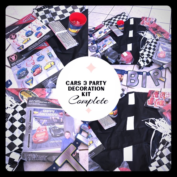 Party Supplies | Disney Cars 3 Party Decoration Kit | Poshmark